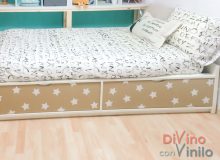 Forrar con vinilo un mueble de melamina: antes y después